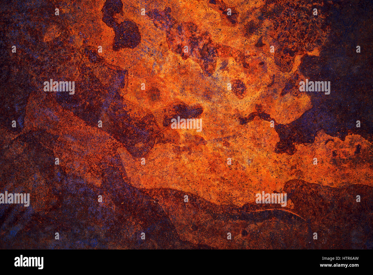 Texture of corroded metal plate surface, weathered industrial ...