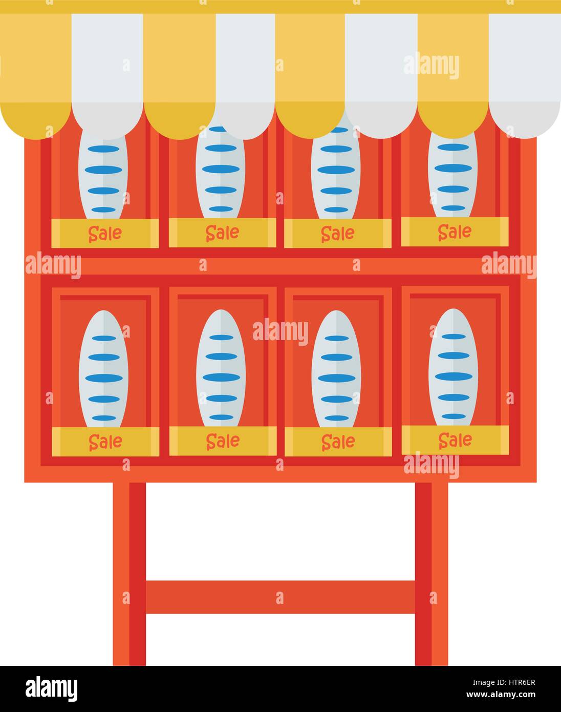 Tray with bread Stock Vector Images - Alamy