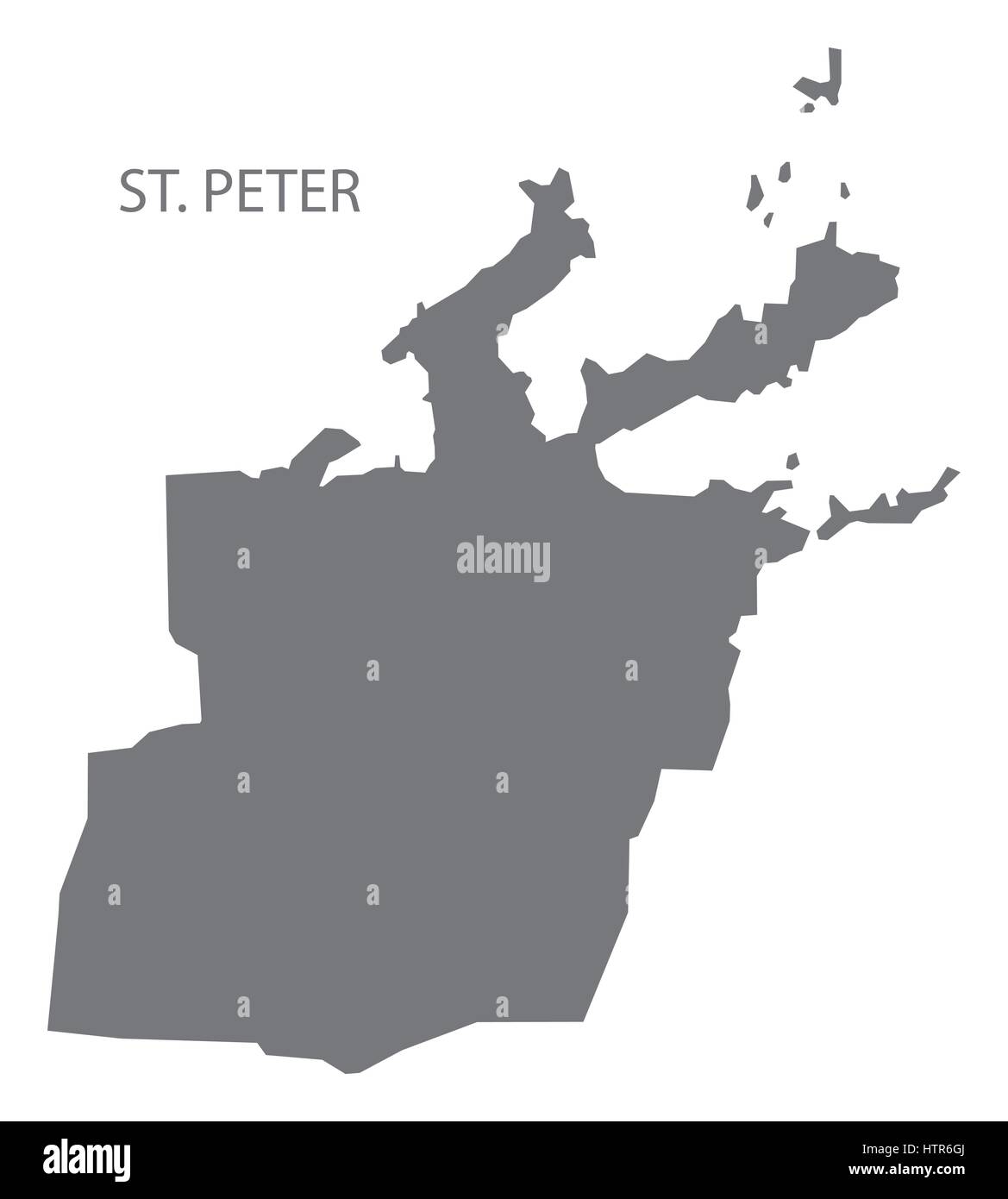 St peter map hi-res stock photography and images - Alamy