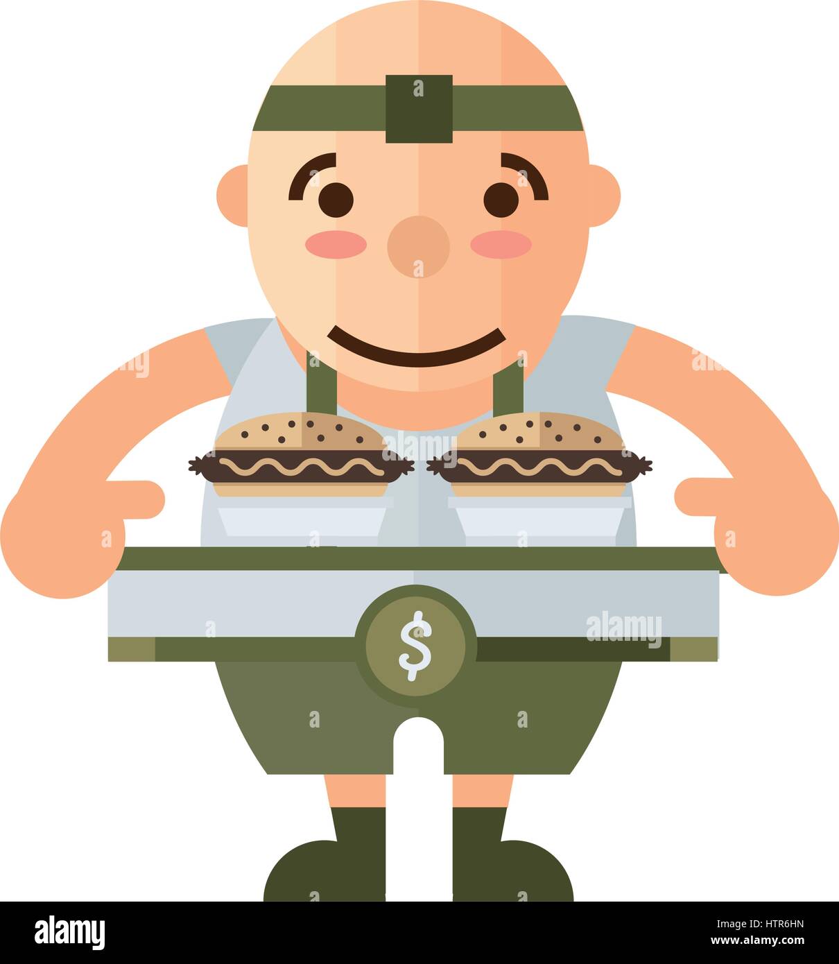 Sandwich red fish on Stock Vector Images - Alamy