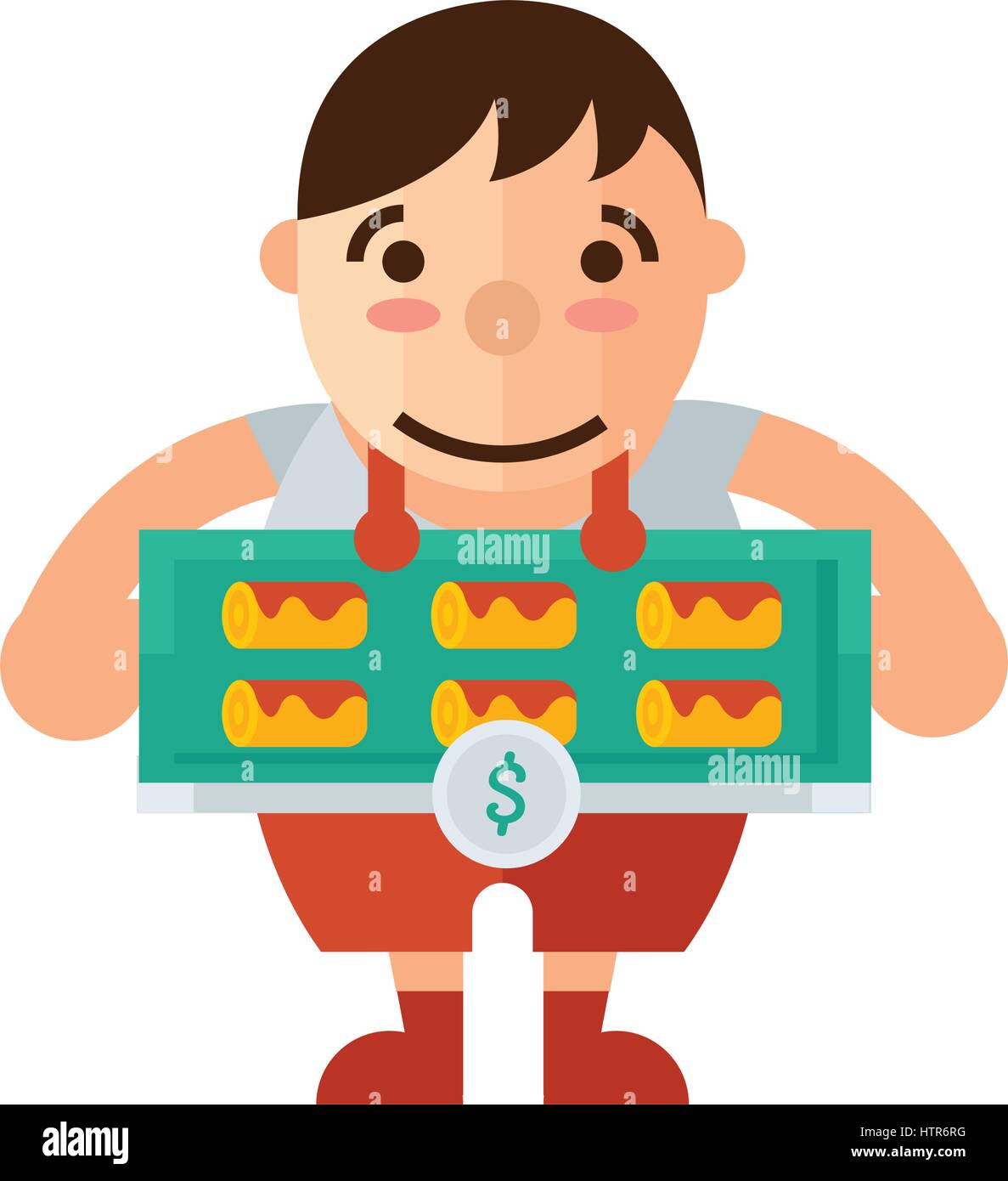 Selling cake Stock Vector Images - Alamy