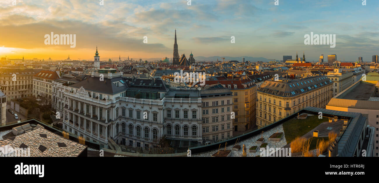 Vienna panorama hi-res stock photography and images - Alamy