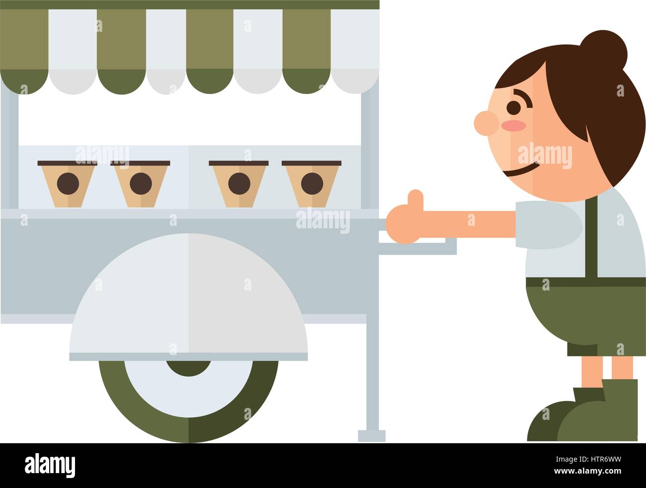 Japan food shop Stock Vector Images - Alamy