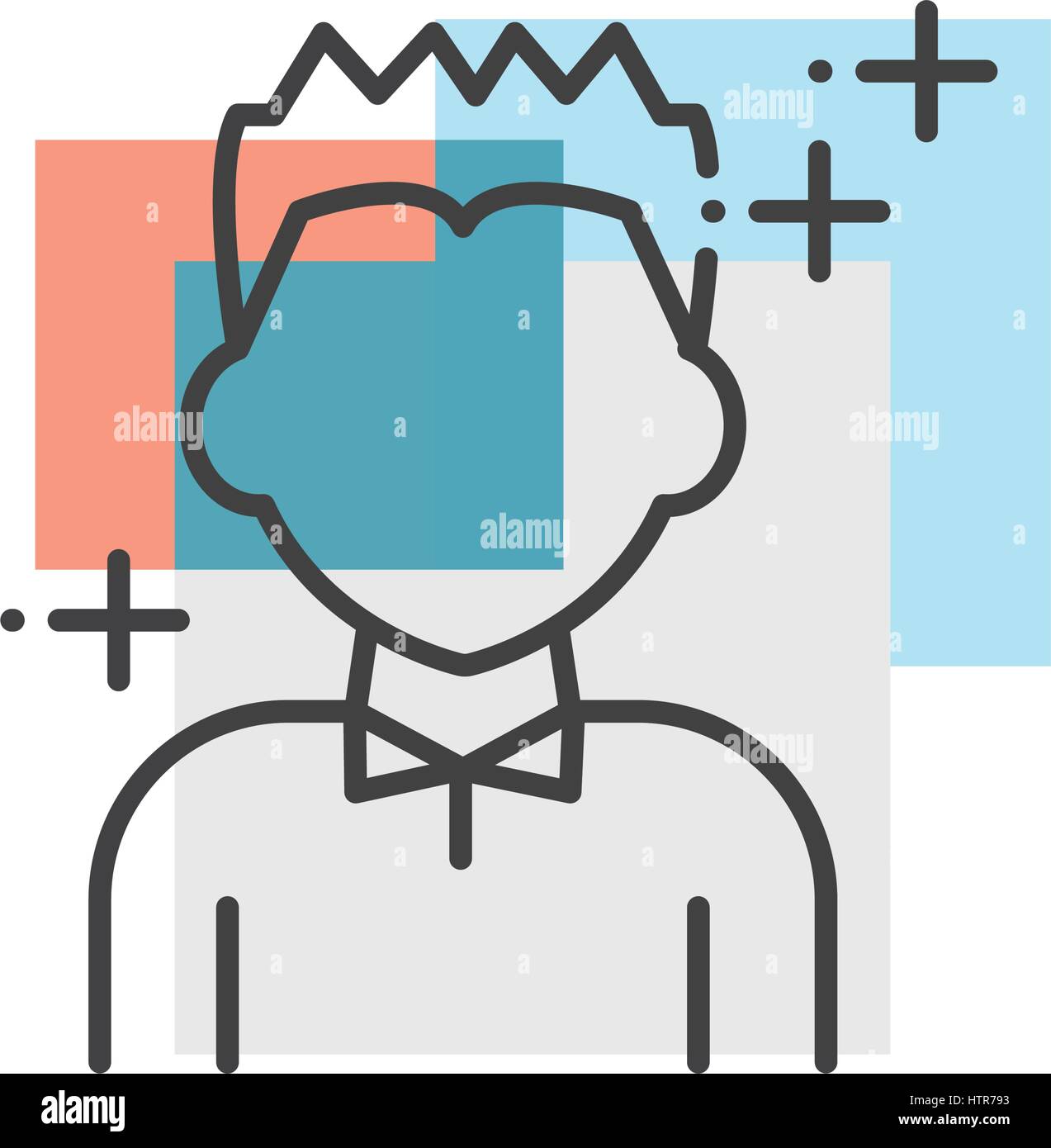 Man, human avatars icon 3 Color Stock Vector Image & Art - Alamy