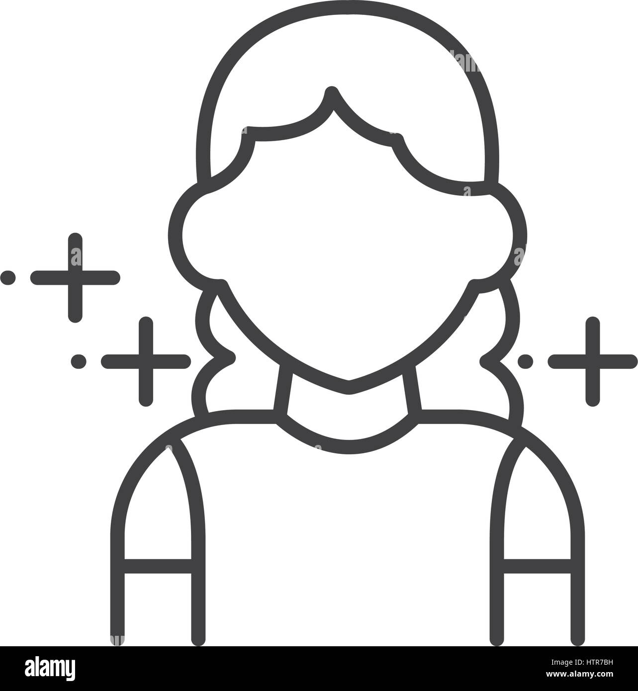 Woman, human avatars icon Stock Vector Image & Art - Alamy