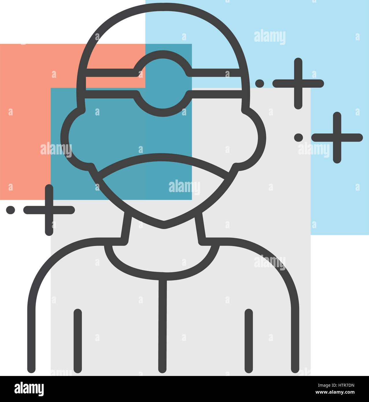 career, human avatars icon 3 color Stock Vector Image & Art - Alamy