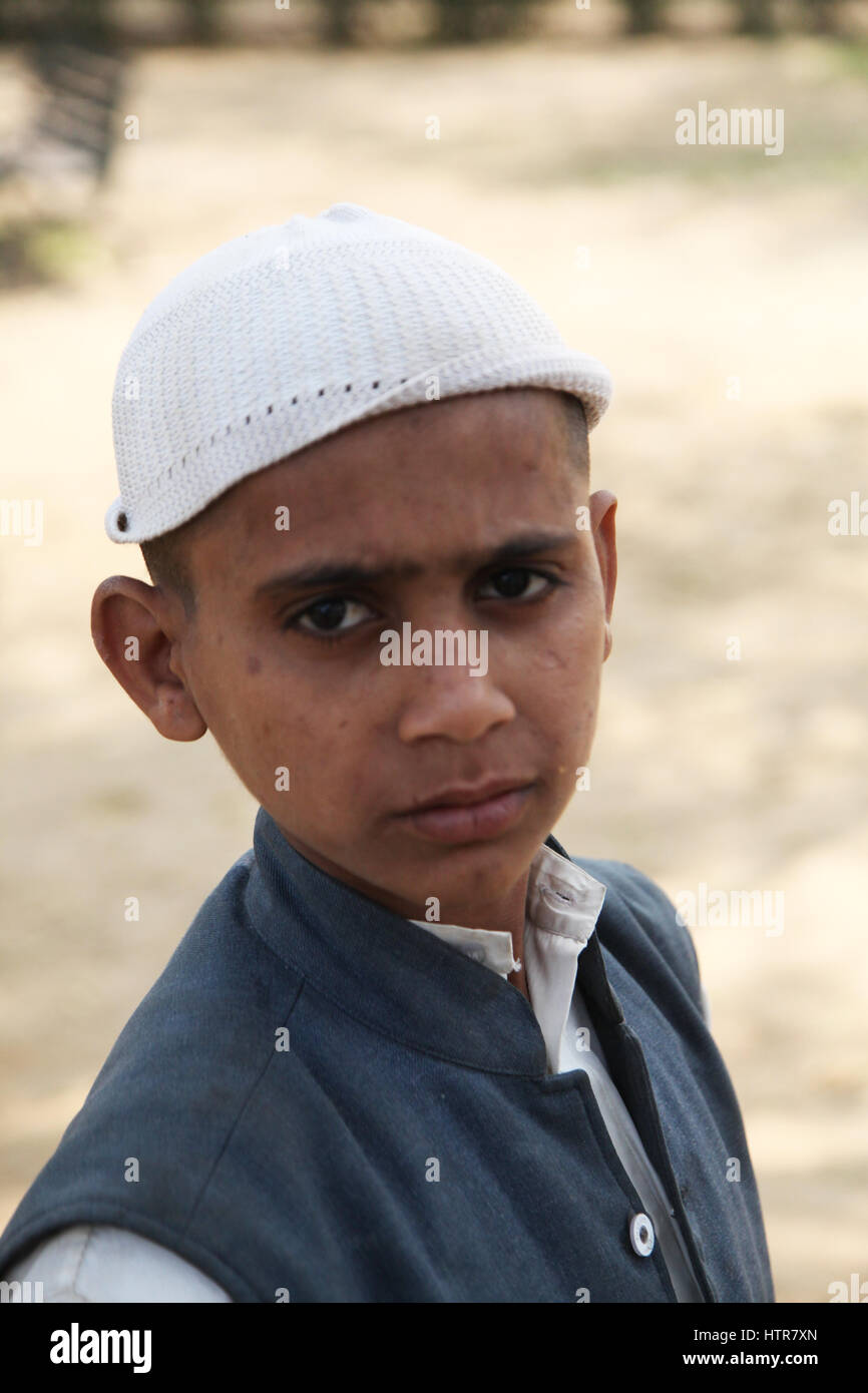 Muslim Boy, Children, New Delhi, India (© Saji Maramon Stock Photo - Alamy