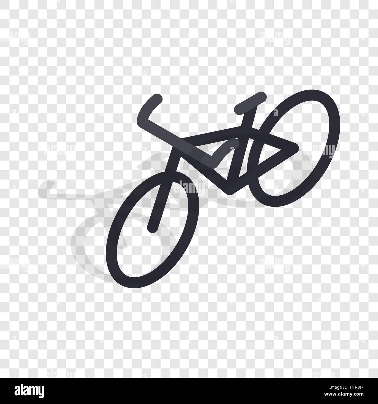 Black bike isometric icon Stock Vector Image & Art - Alamy