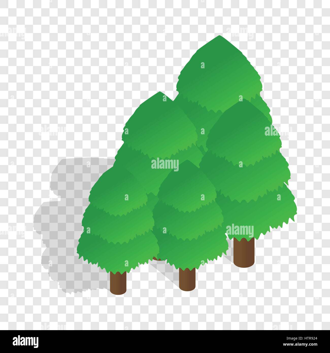 Trees isometric icon Stock Vector Image & Art - Alamy
