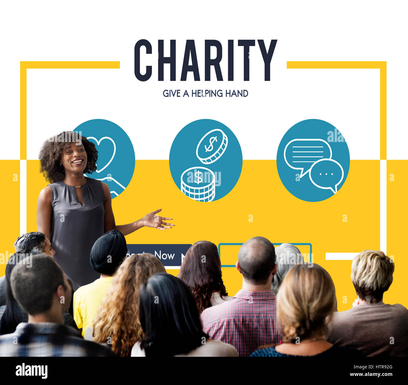 Charity Donation Icons Graphic Concept Stock Photo - Alamy