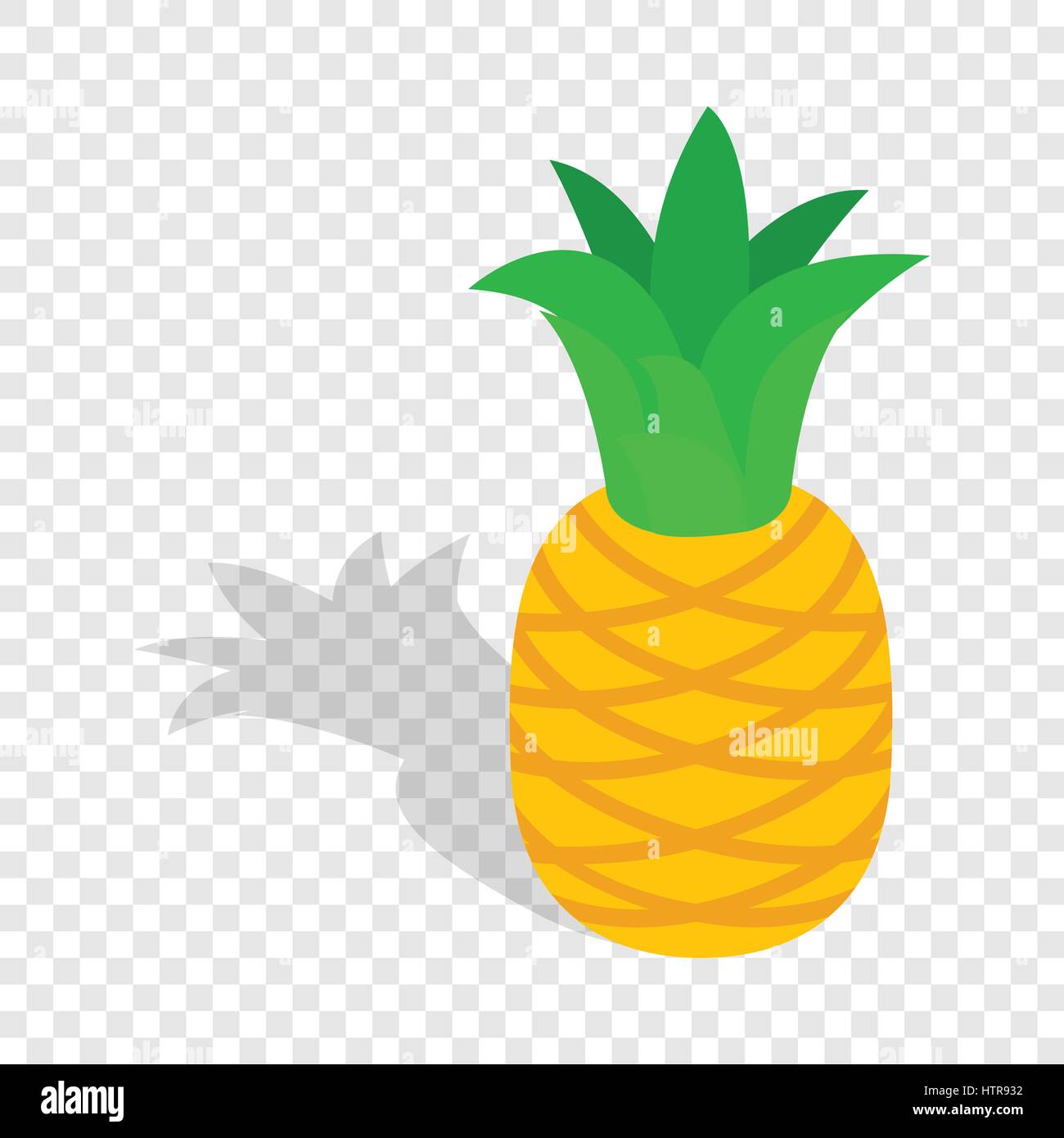 Pineapple isometric icon Stock Vector Image & Art - Alamy