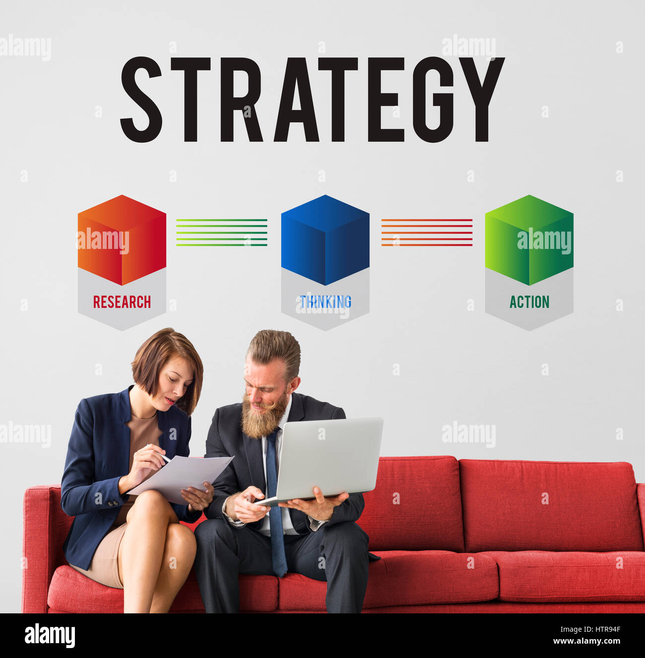Business System Development Diagram Concept Stock Photo - Alamy