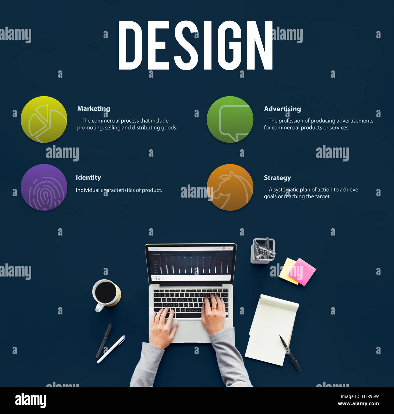 Business Product Promotion Design Concept Stock Photo - Alamy