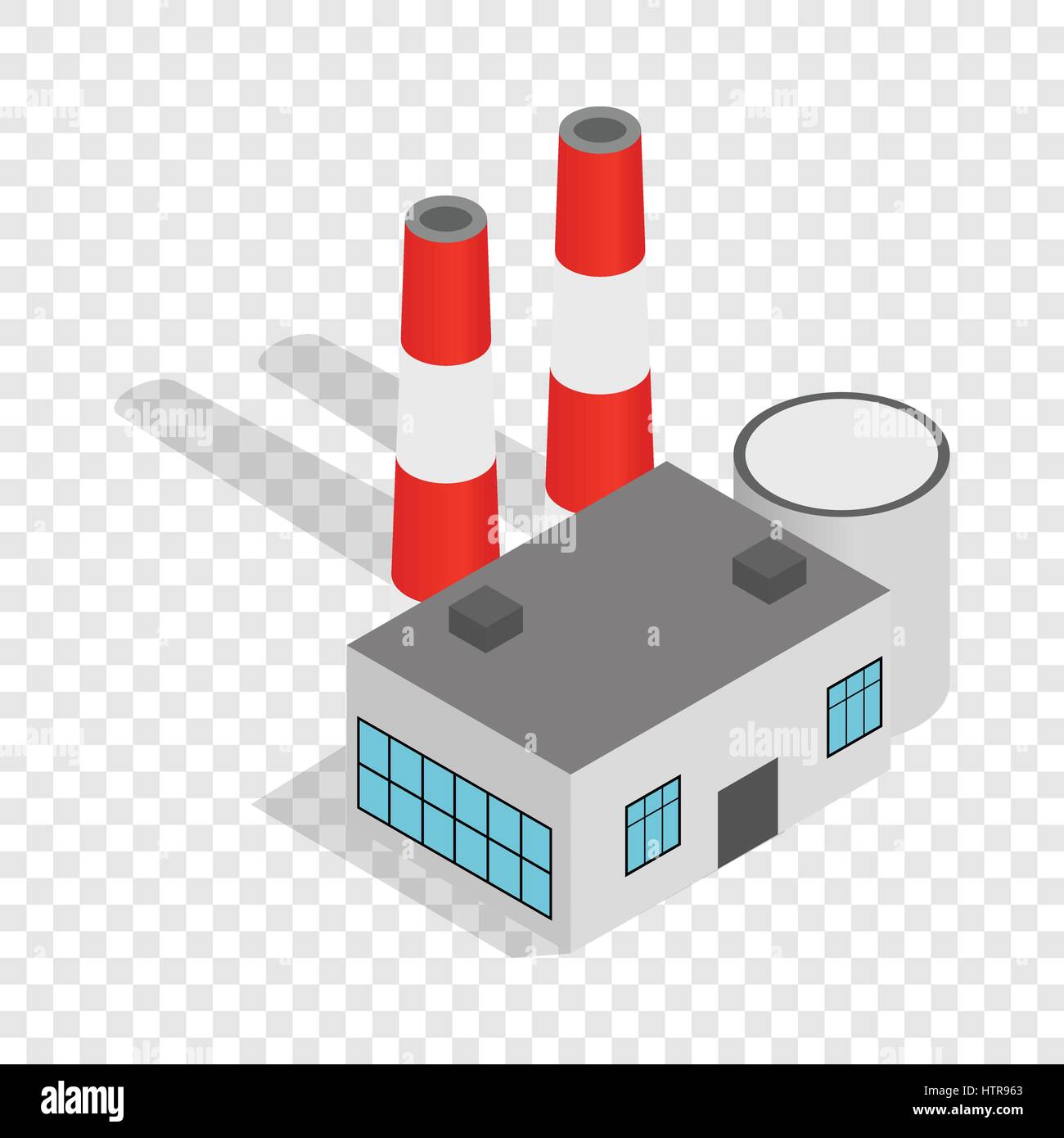 Power plant isometric icon Stock Vector Image & Art - Alamy