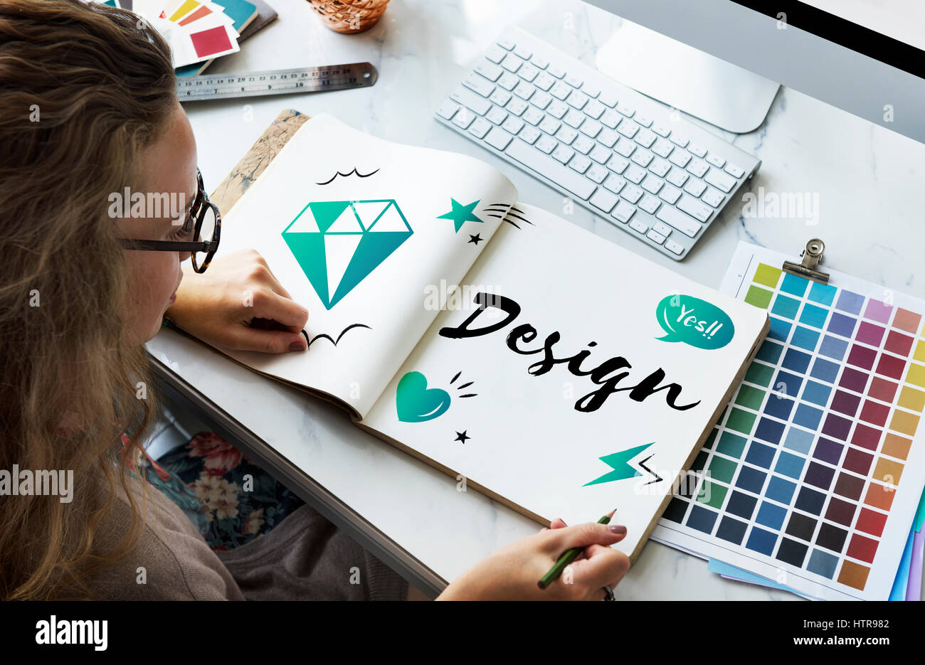 Fresh Ideas Design Creativity Concept Stock Photo - Alamy