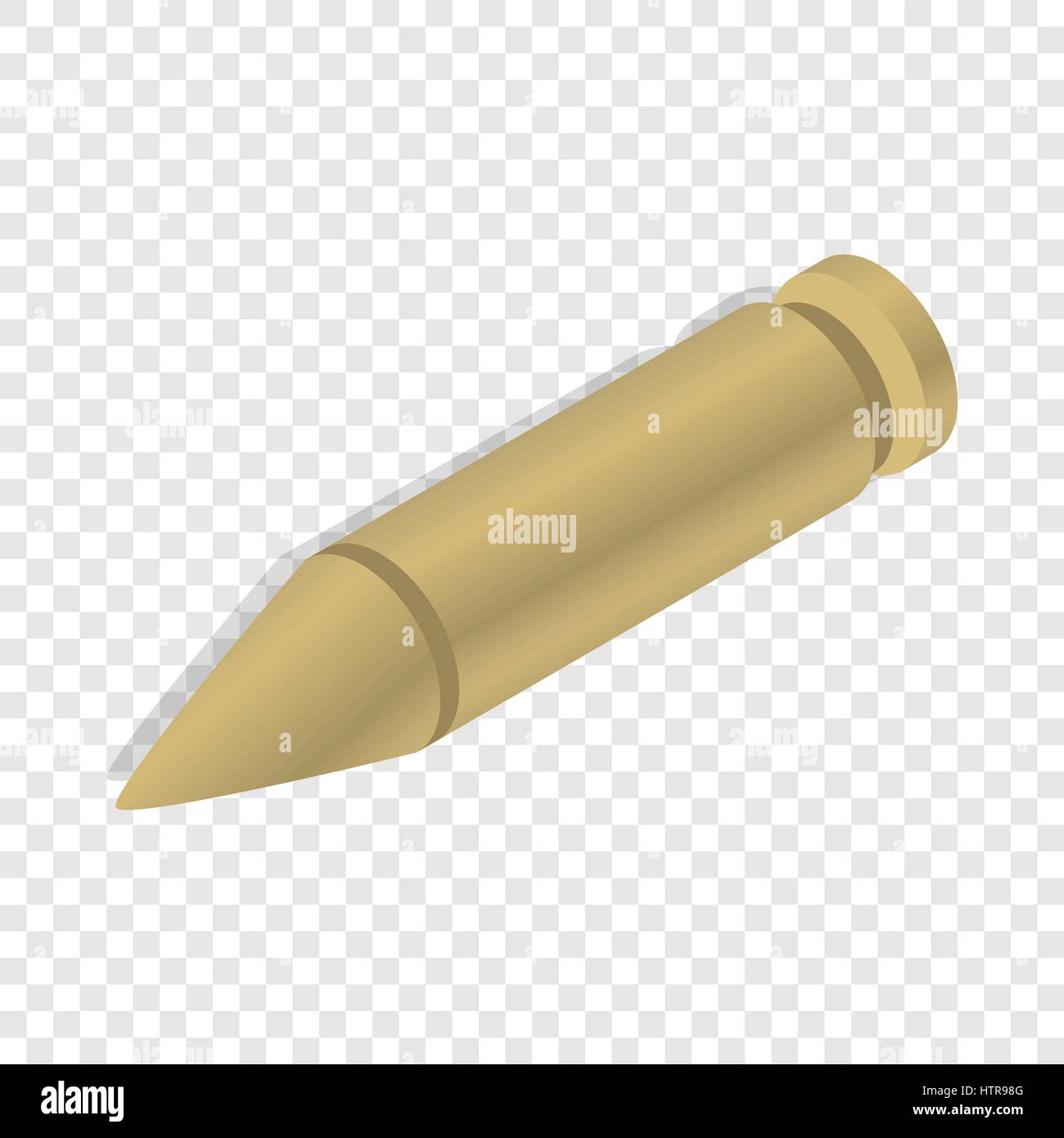 Bullet isometric icon Stock Vector Image & Art - Alamy