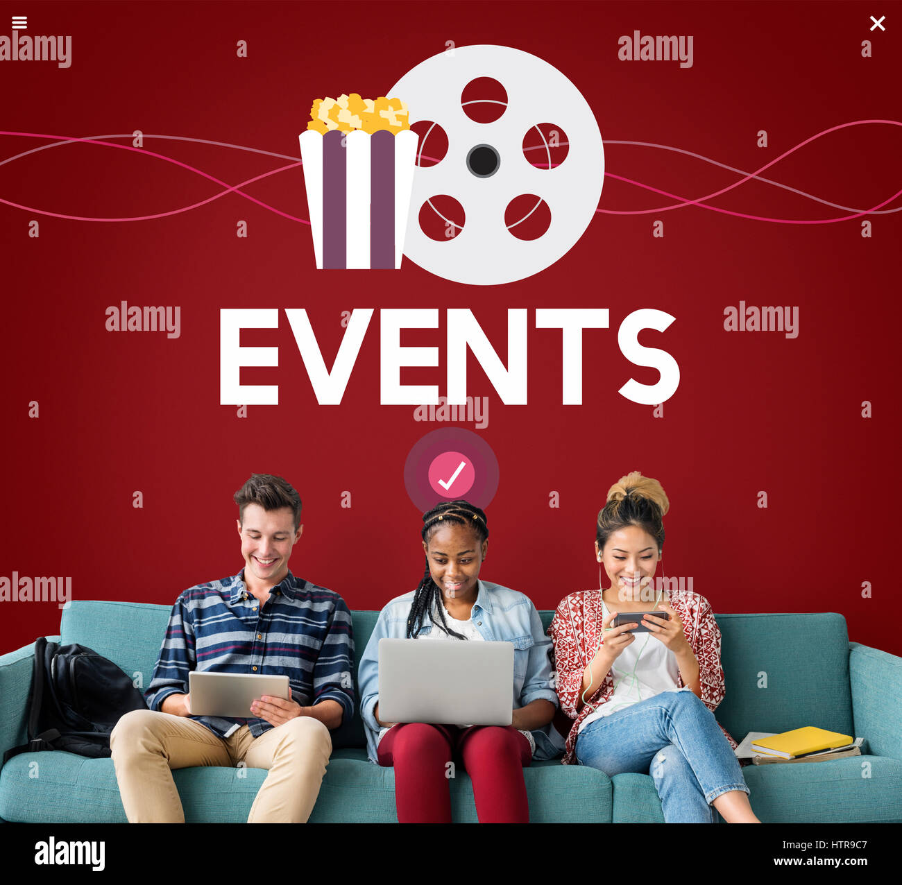 Teen movie theatre hi-res stock photography and images - Alamy