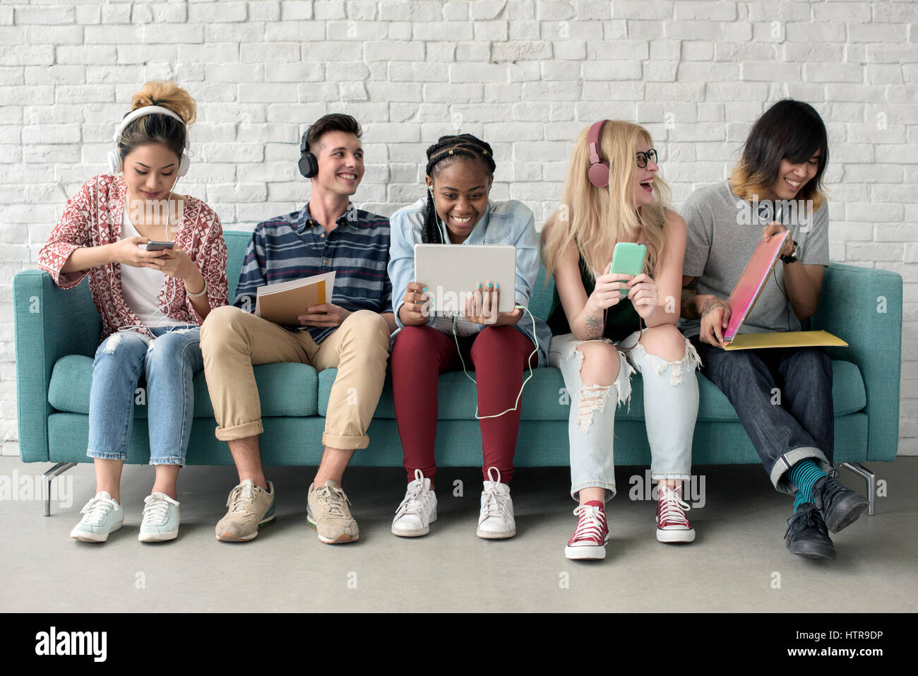 Friends Team Happiness Togetherness Fun Stock Photo - Alamy