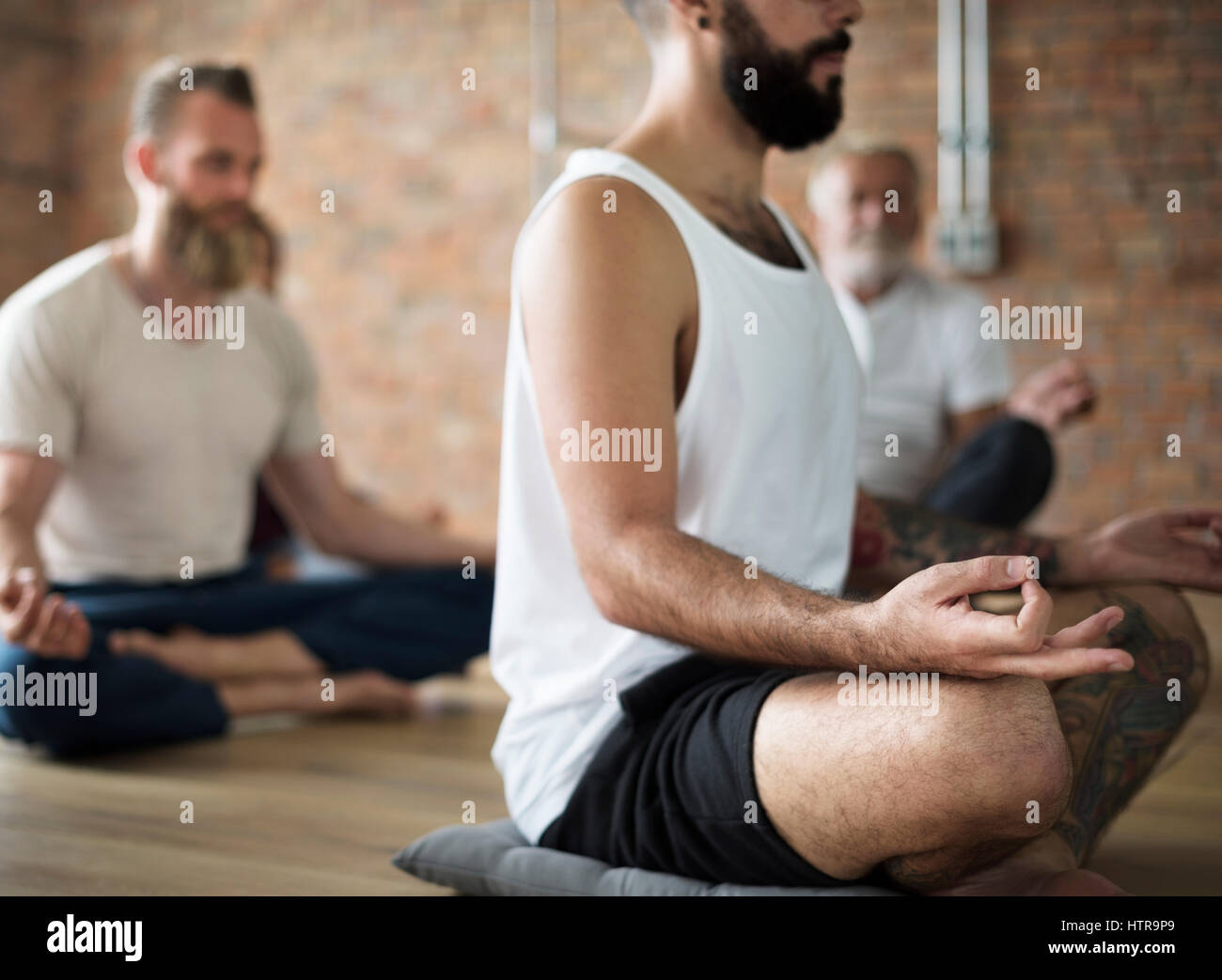 Diversity People Exercise Class Relax Concept Stock Photo - Alamy