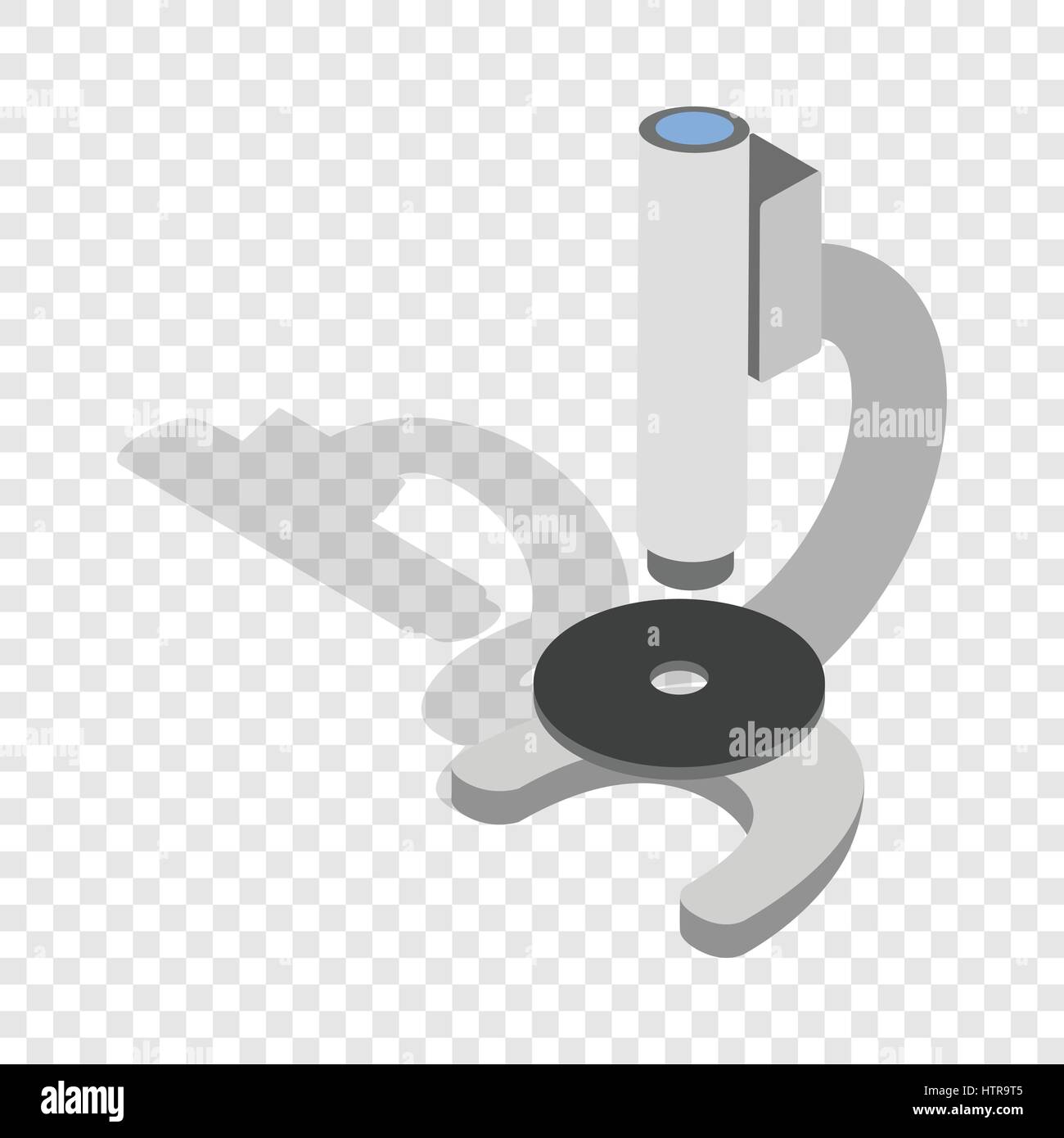 Microscope isometric icon Stock Vector Image & Art - Alamy