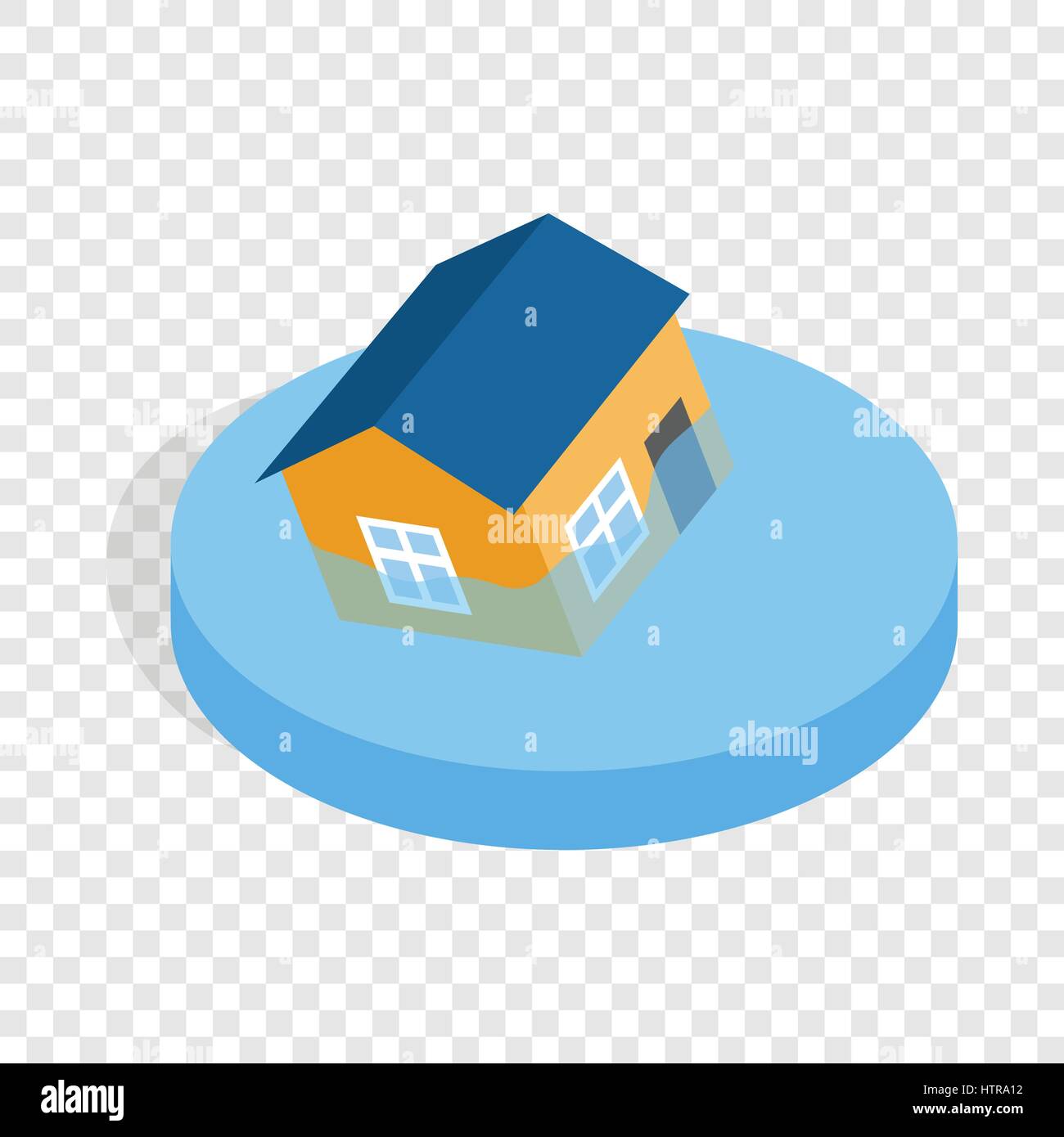 House sinking in a water isometric icon Stock Vector Image & Art - Alamy