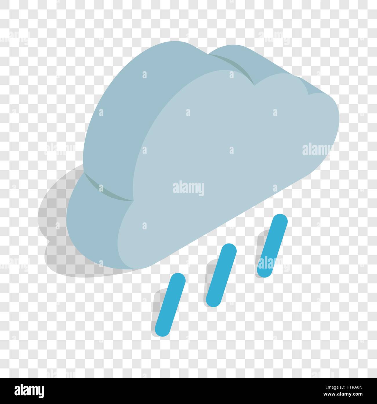 Heavy rain isometric icon Stock Vector Image & Art - Alamy