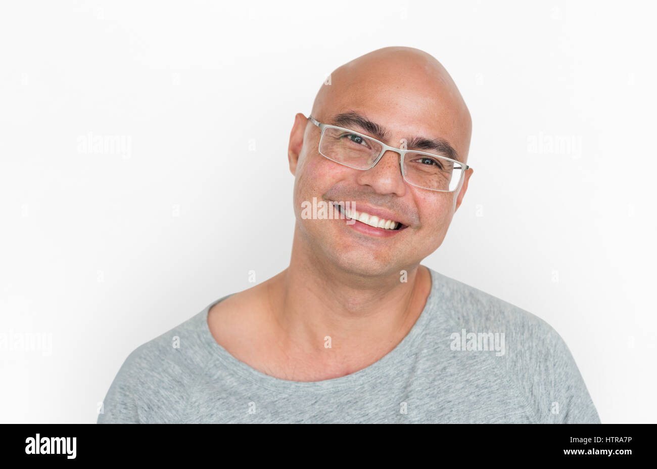 Asian Man Smiling Positive Cheerful Stock Photo - Alamy