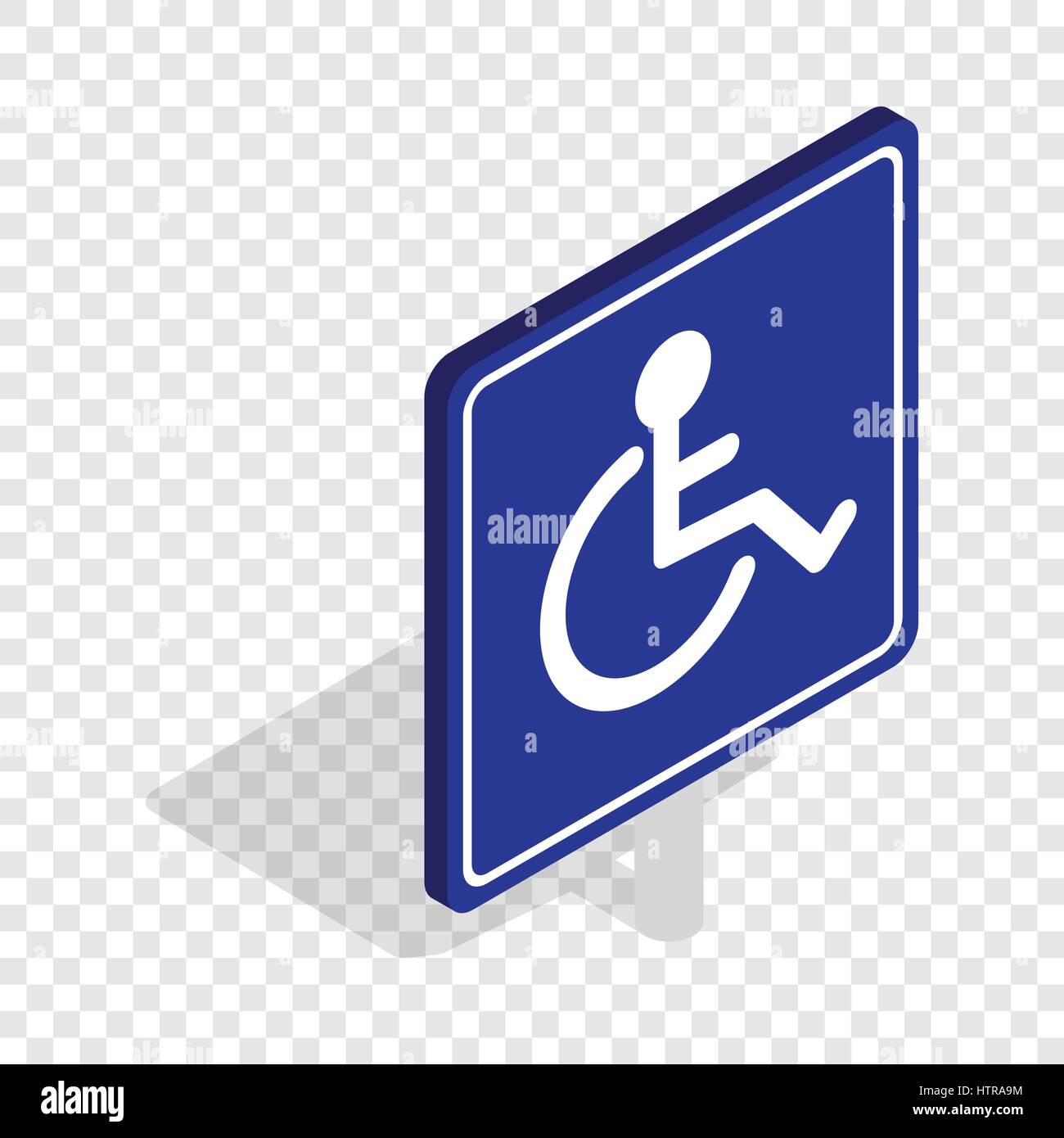 Disabled handicap isometric icon Stock Vector Image & Art - Alamy
