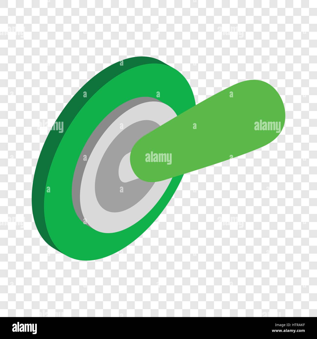 Switch on isometric icon Stock Vector Image & Art - Alamy