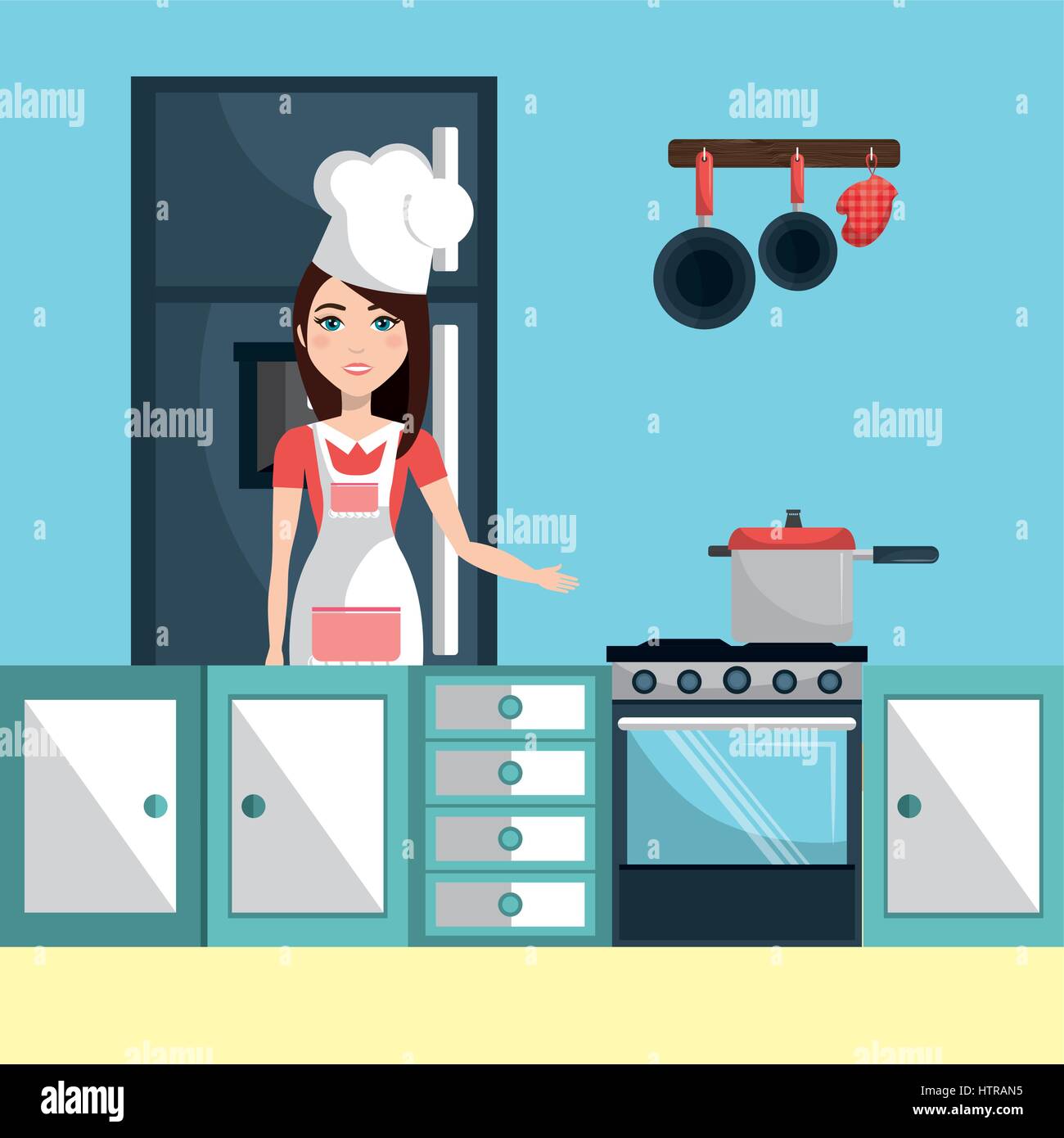 Kitchen and cooking graphic Stock Vector Image & Art - Alamy