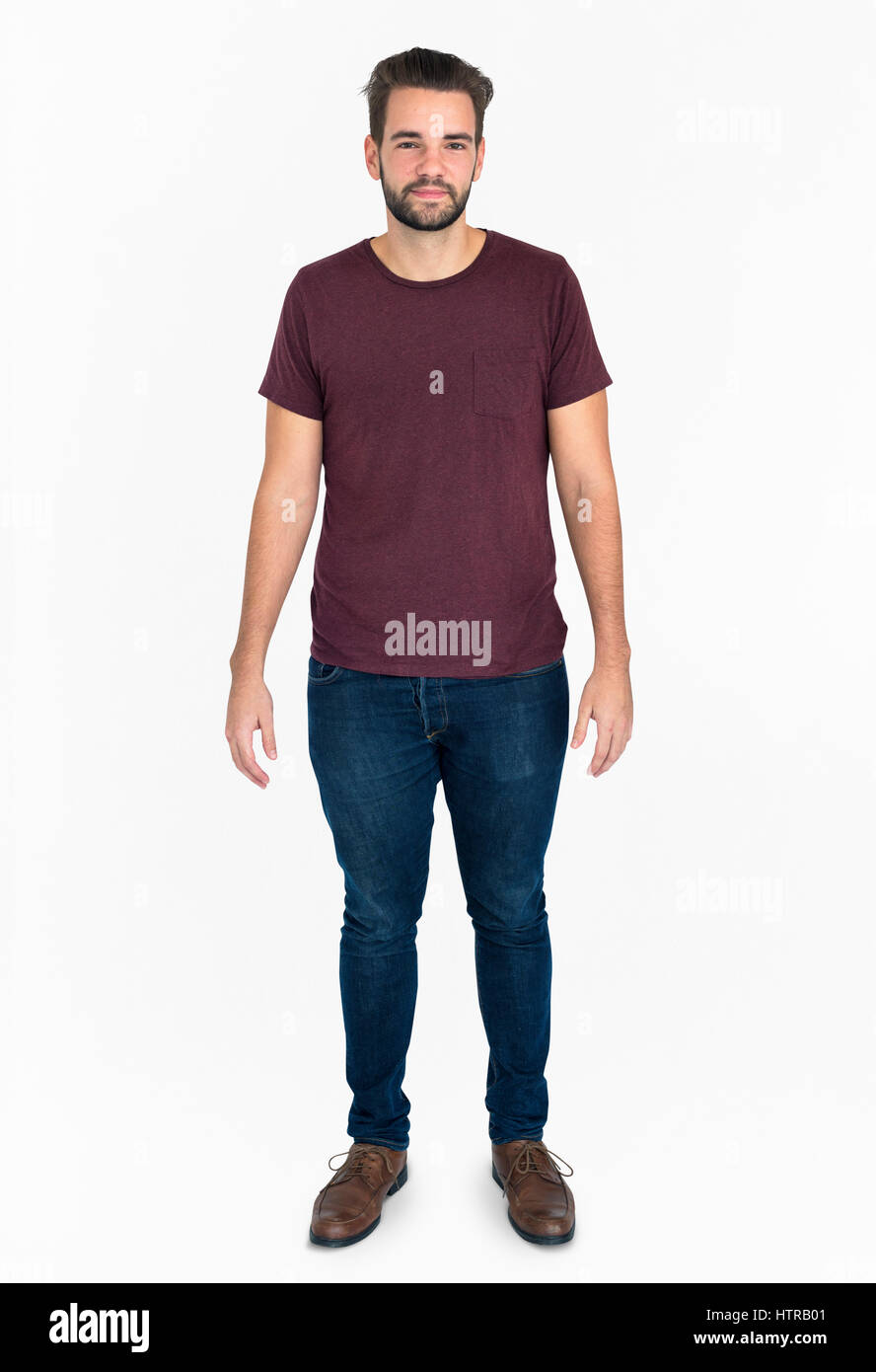 Man Studio Shoot Full Body Concept Stock Photo - Alamy