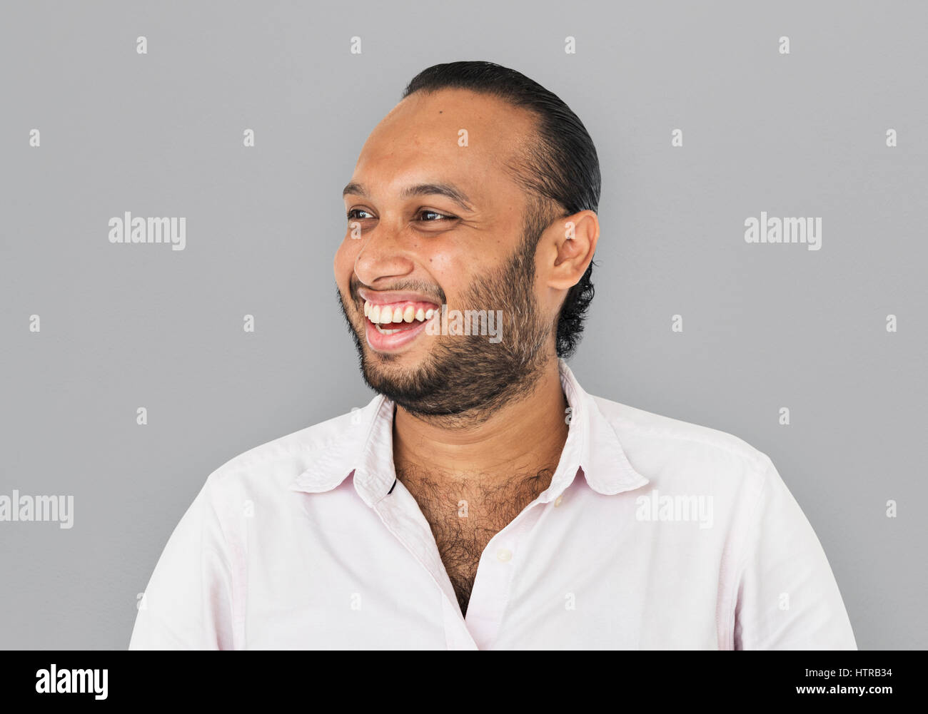 Adult Man Happiness Fun Smiling Natural Concept Stock Photo - Alamy