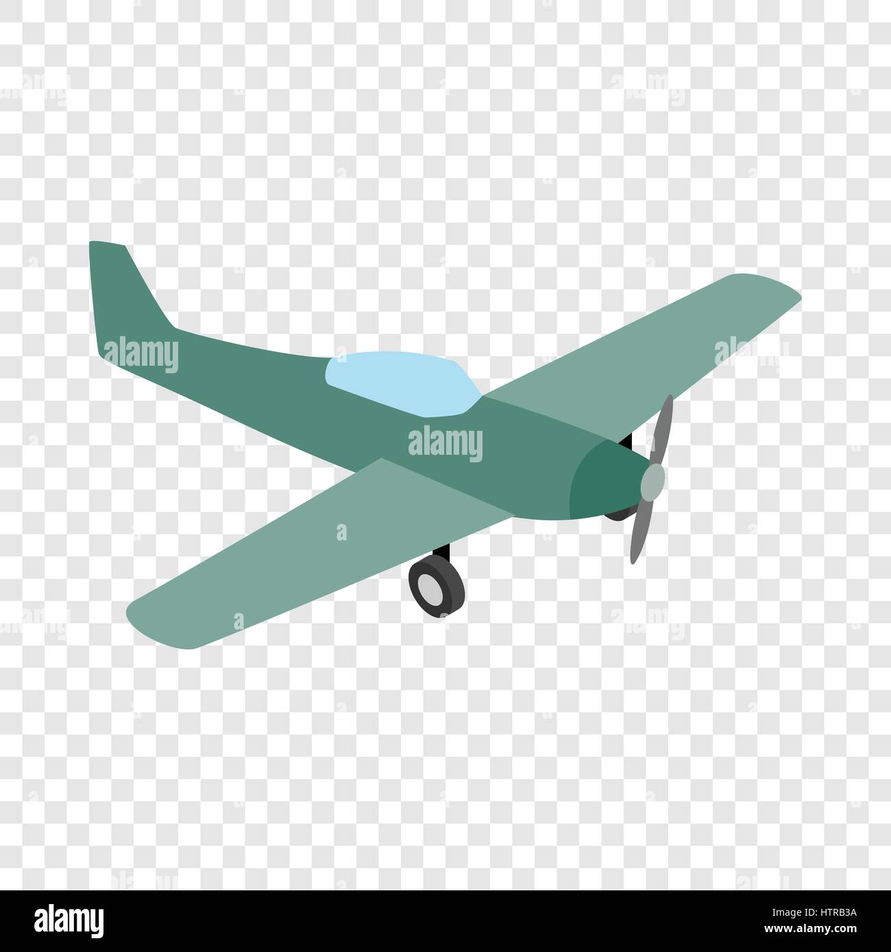 Small plane isometric icon Stock Vector Image & Art - Alamy