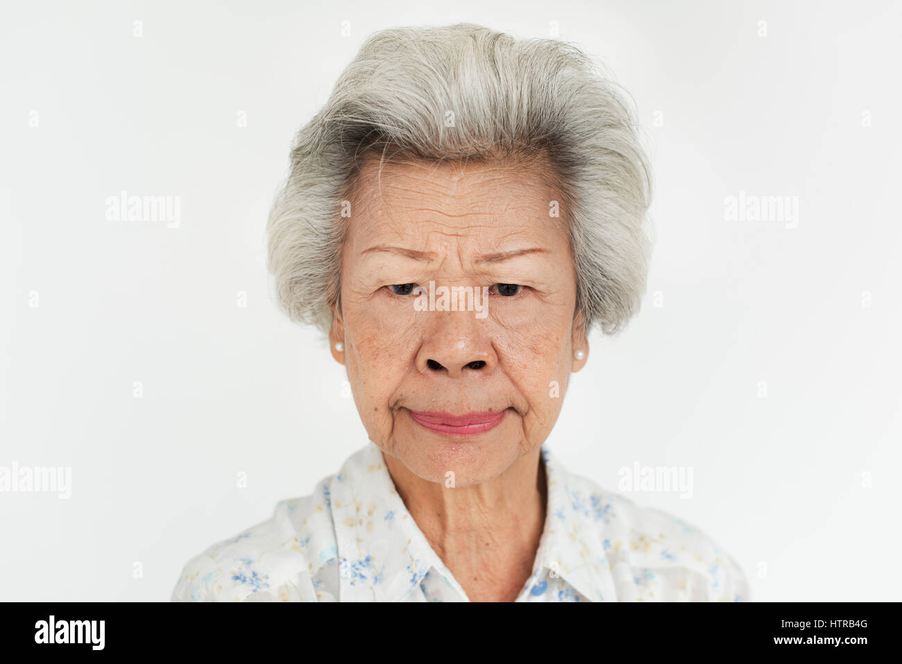 Serious Person Concerned Problem Concept Stock Photo - Alamy