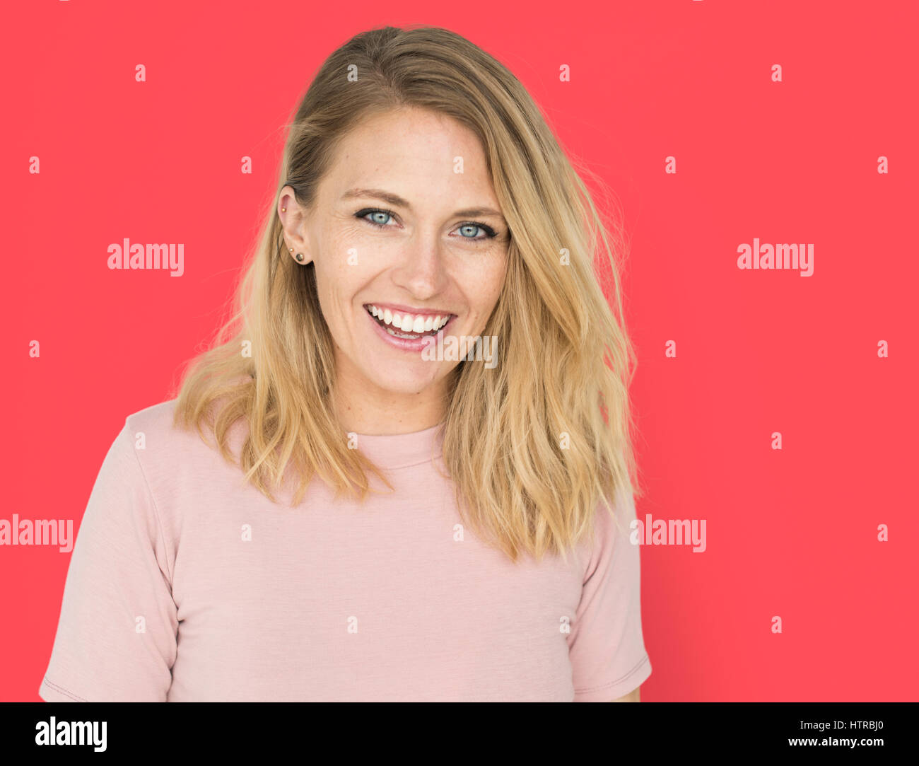Caucasion Woman Casual Confident Concept Stock Photo - Alamy