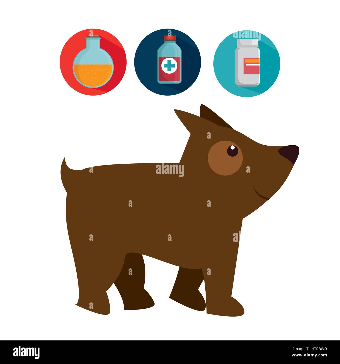 Animal flask Stock Vector Images - Alamy