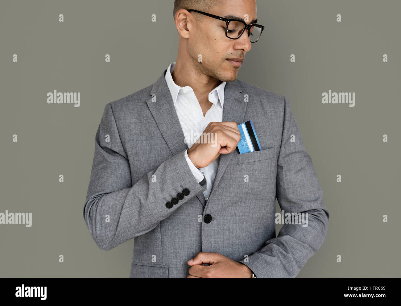 Business Man Credit Card Stock Photo - Alamy