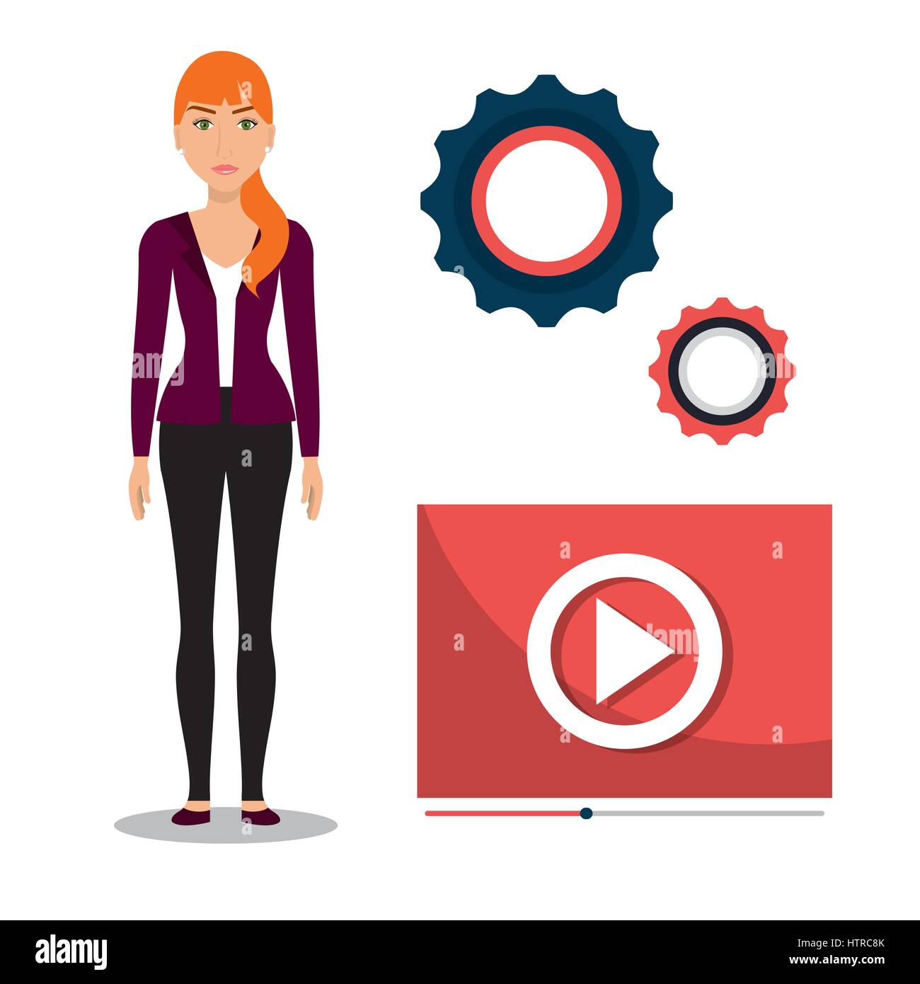 Business people and digital marketing Stock Vector Image & Art - Alamy