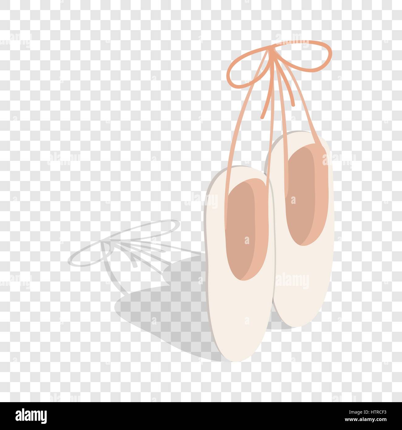 Ballet pointe shoes isometric icon Stock Vector Image & Art - Alamy