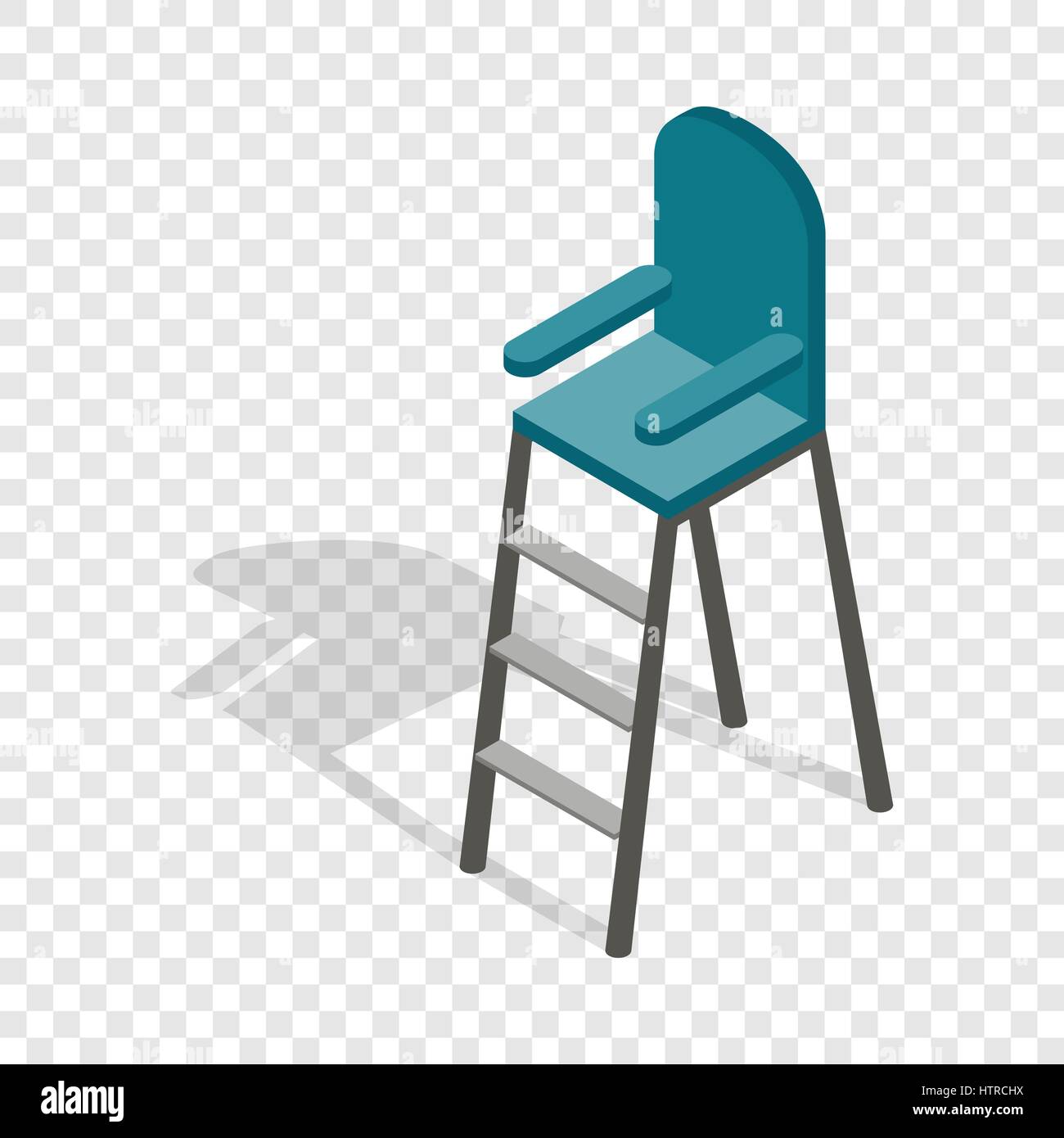 Tennis referee chair isometric icon Stock Vector Image & Art - Alamy