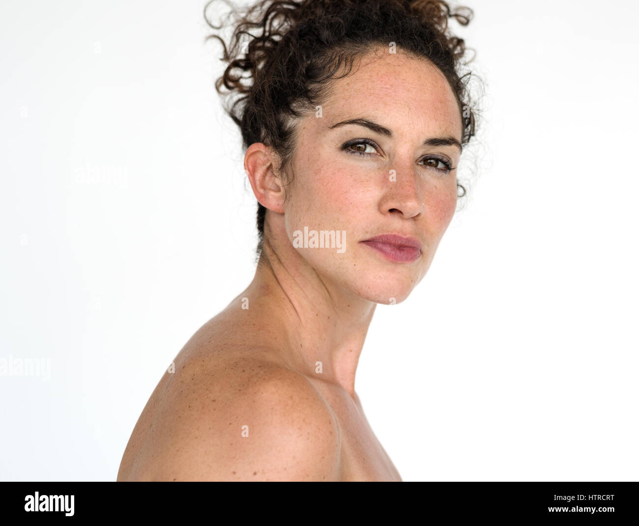 Portrait Studio Woman Female Model Stock Photo - Alamy