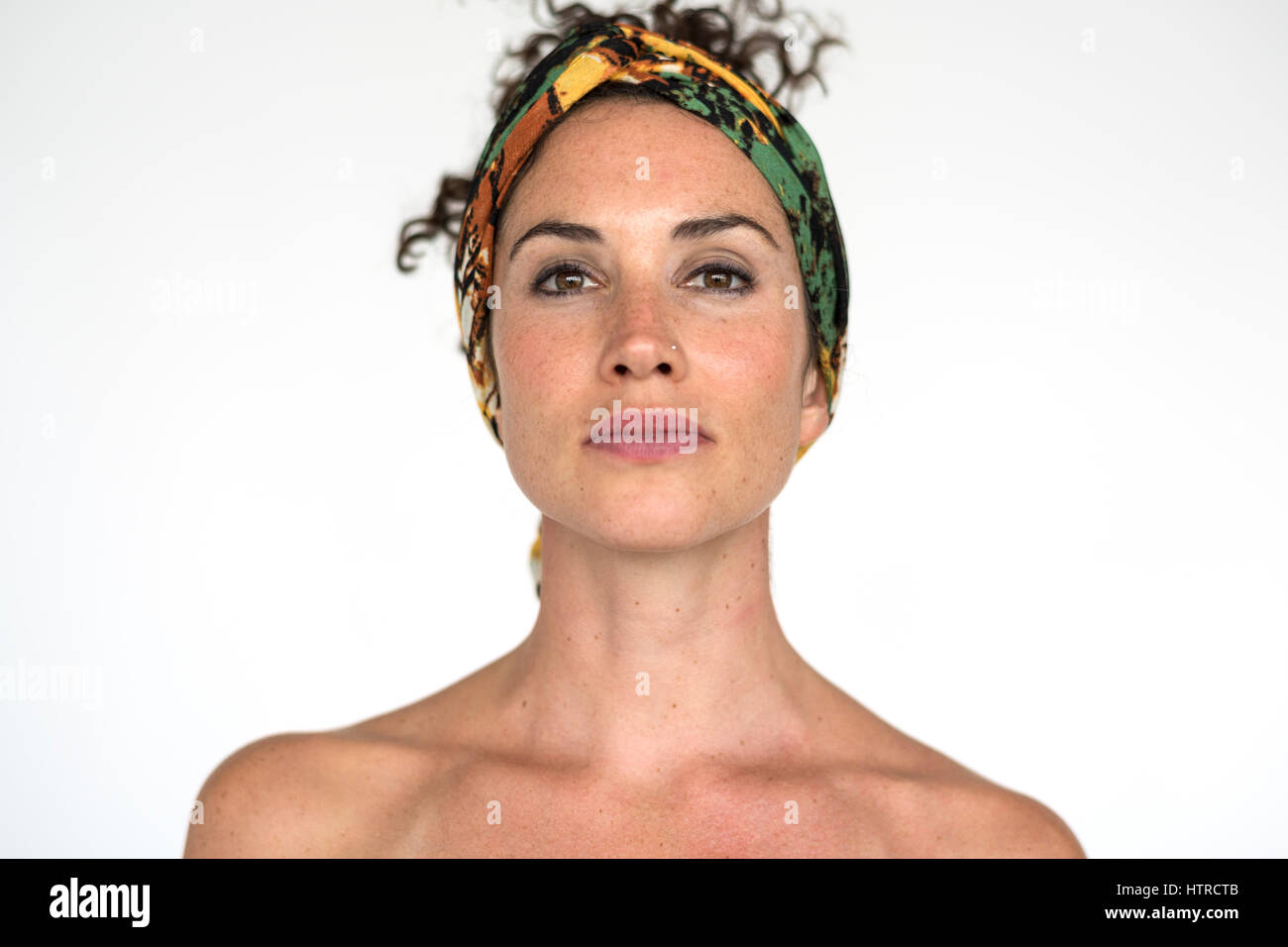 Portrait Studio Woman Female Model Stock Photo - Alamy