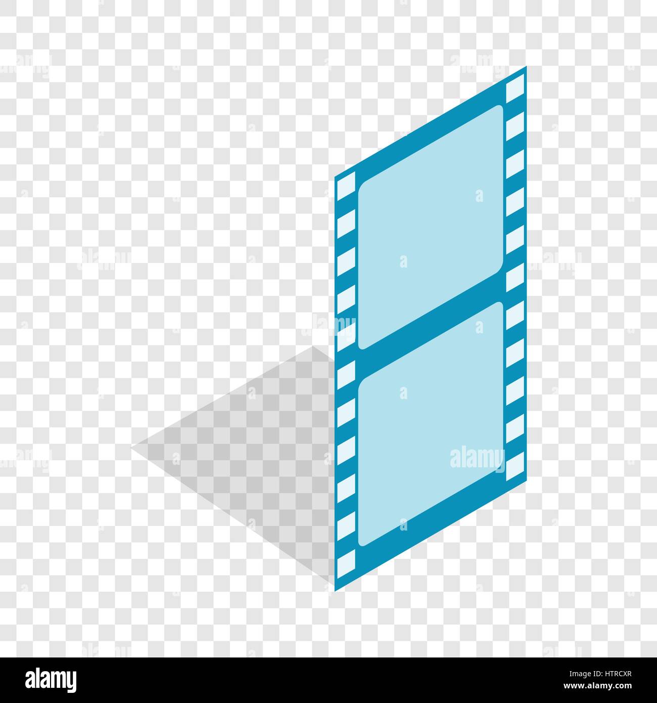 Film strip isometric icon Stock Vector Image & Art - Alamy