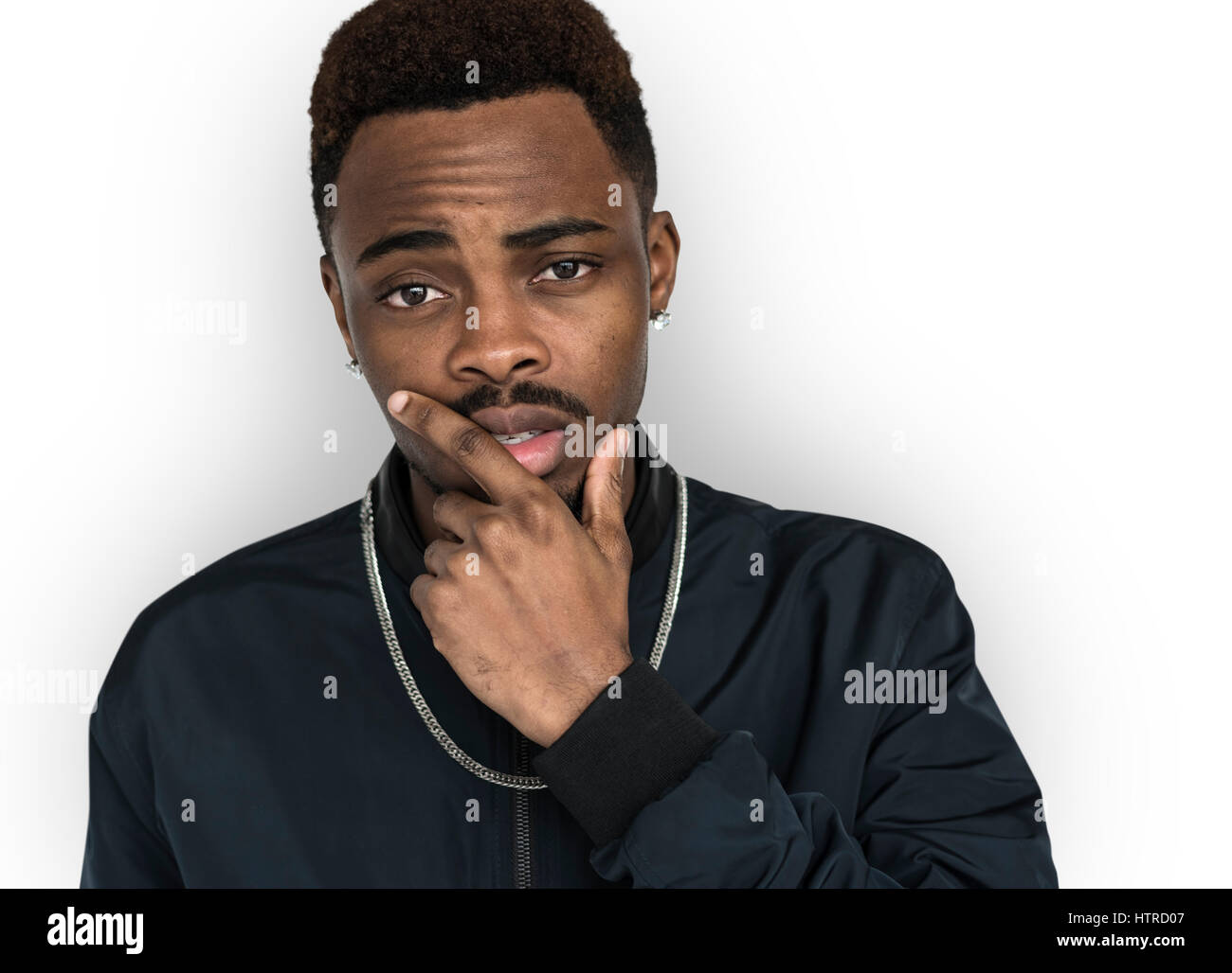 African Descent Man Posing Stock Photo - Alamy