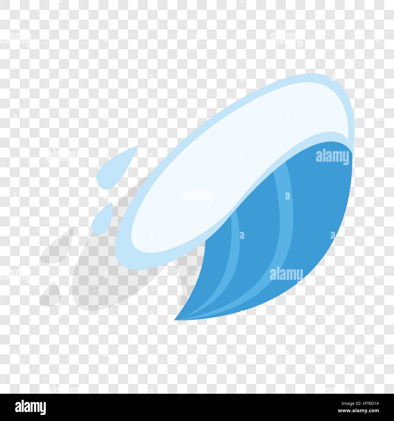 Ocean wave isometric icon Stock Vector Image & Art - Alamy
