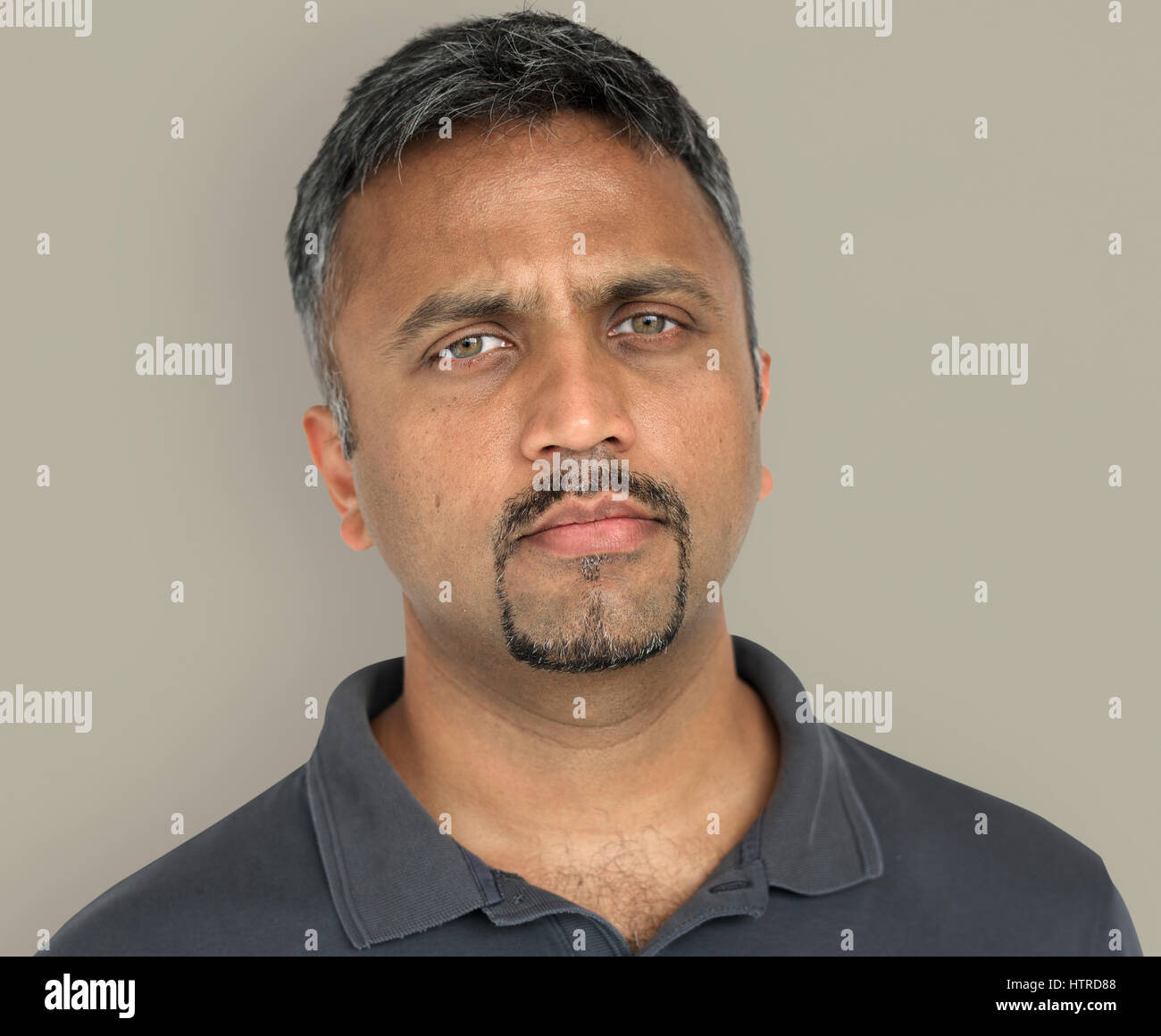 Men Adult Serious Expression Studio Stock Photo - Alamy