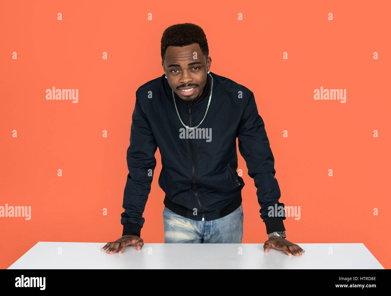 Studio People Shoot Portrait Isolated Stock Photo - Alamy