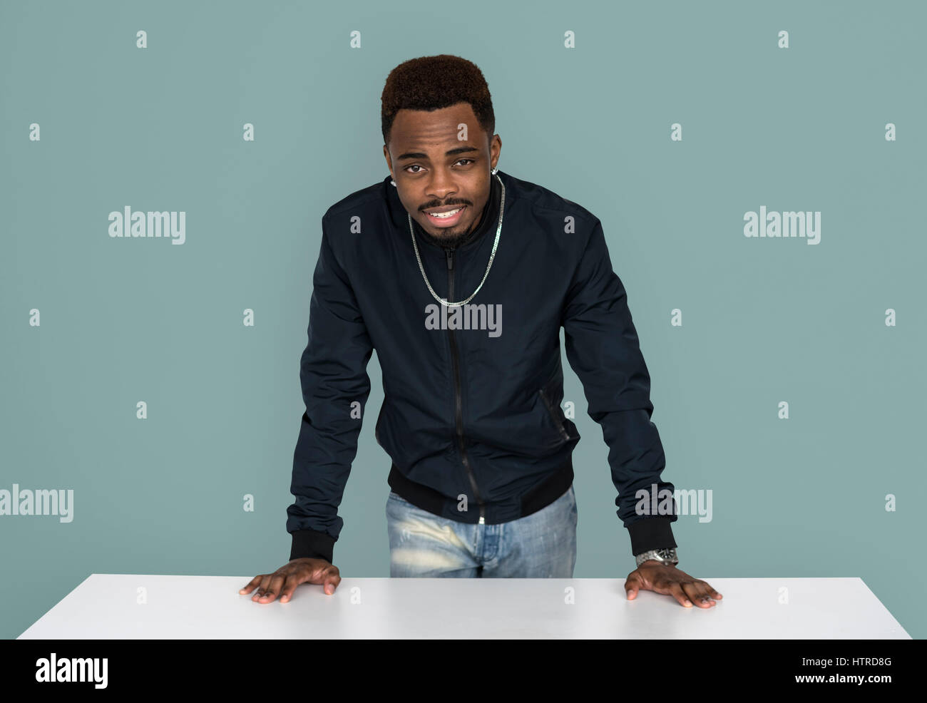 Studio People Shoot Portrait Isolated Stock Photo - Alamy