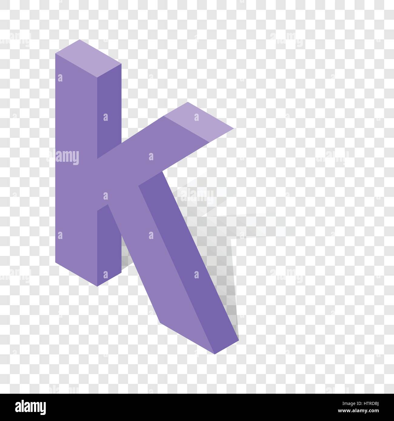 How To Draw 3d Letter K