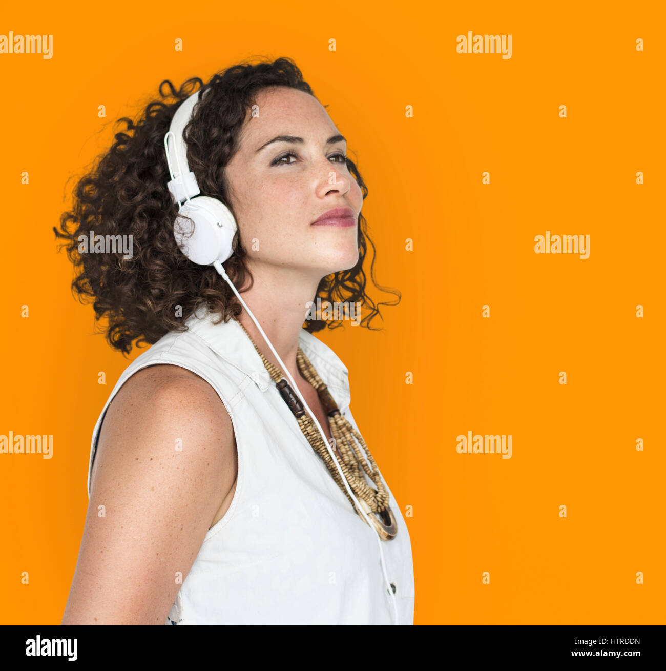 Studio People Shoot Portrait Isolated Stock Photo - Alamy